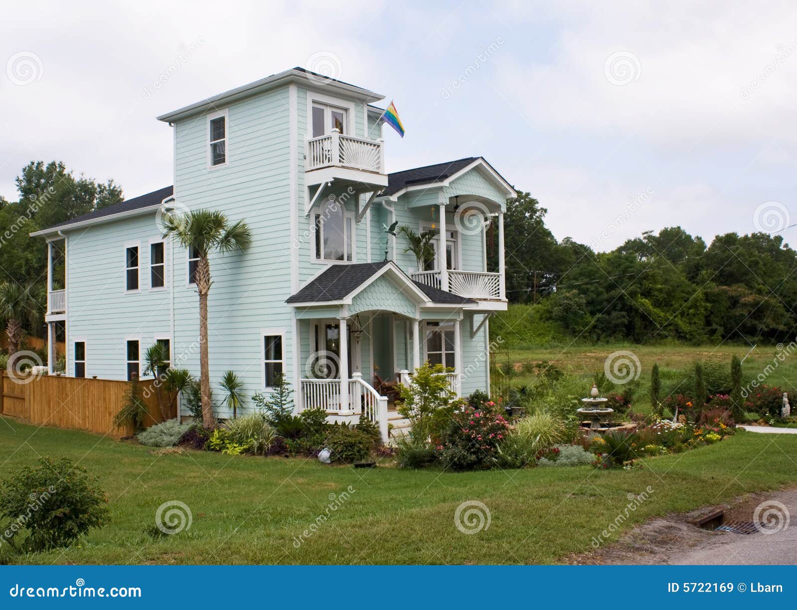 Three story cottage stock image. Image of country, residence - 5722169