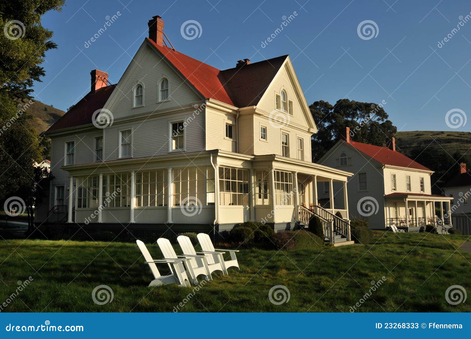 Three Story Hotel on Grassy Grounds Stock Image - Image of contemporary ...
