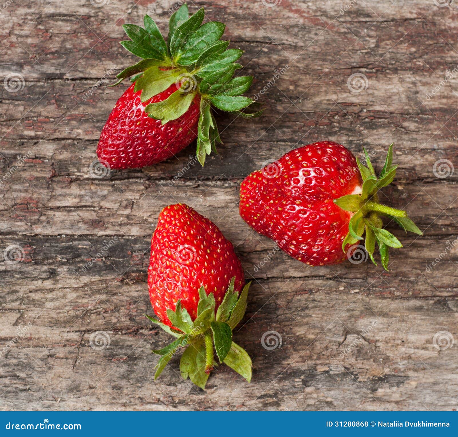 Three strawberry stock photo. Image of nature, tasty - 31280868
