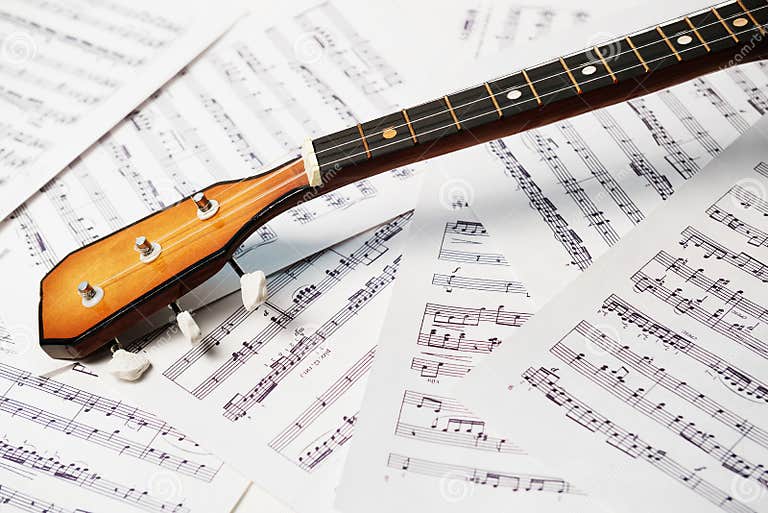 Three String Balalaika Fingerboard Stock Photo - Image of steel, tuning ...