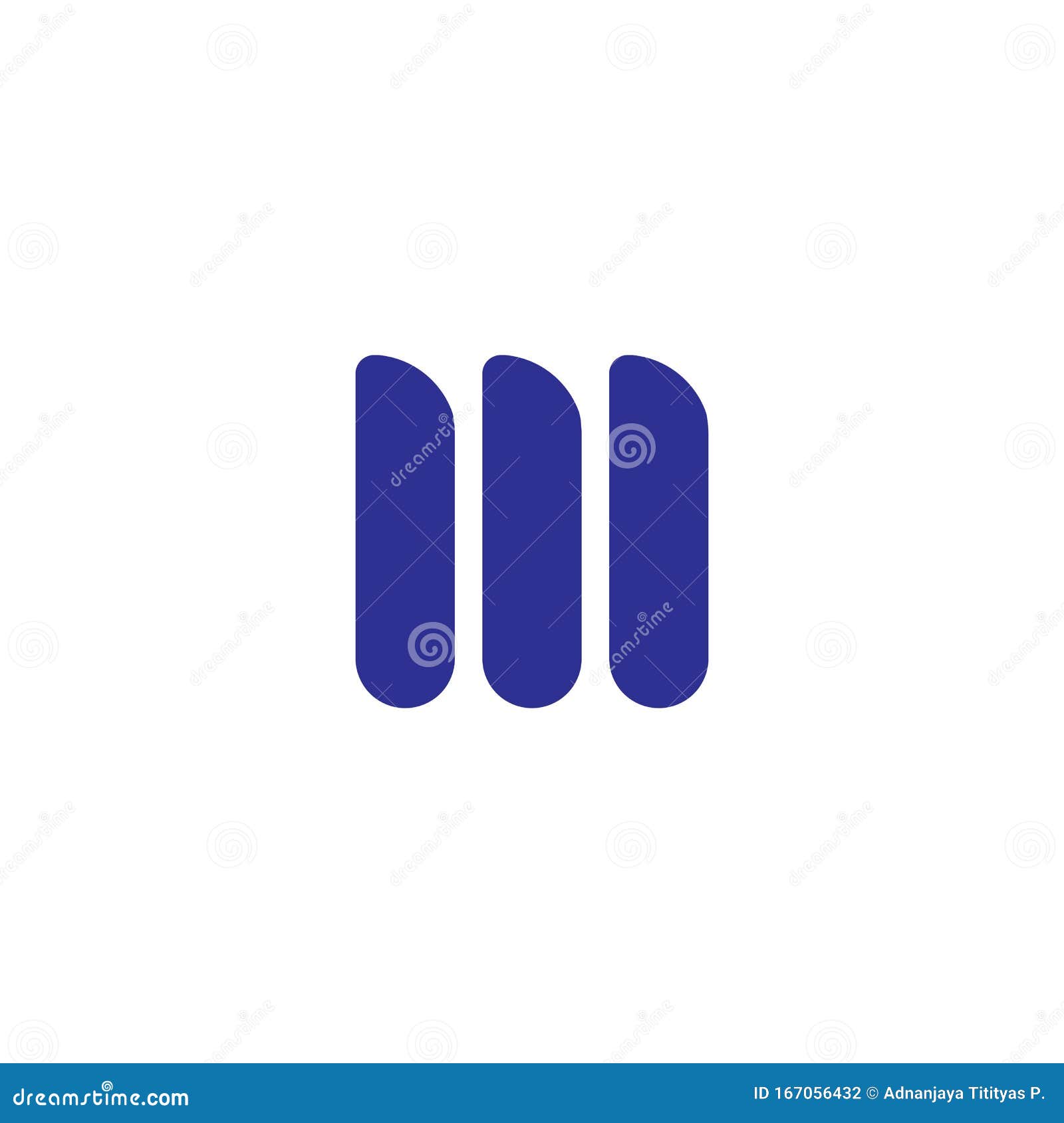 Three Stripes Curves Logo Vector | CartoonDealer.com #167056432