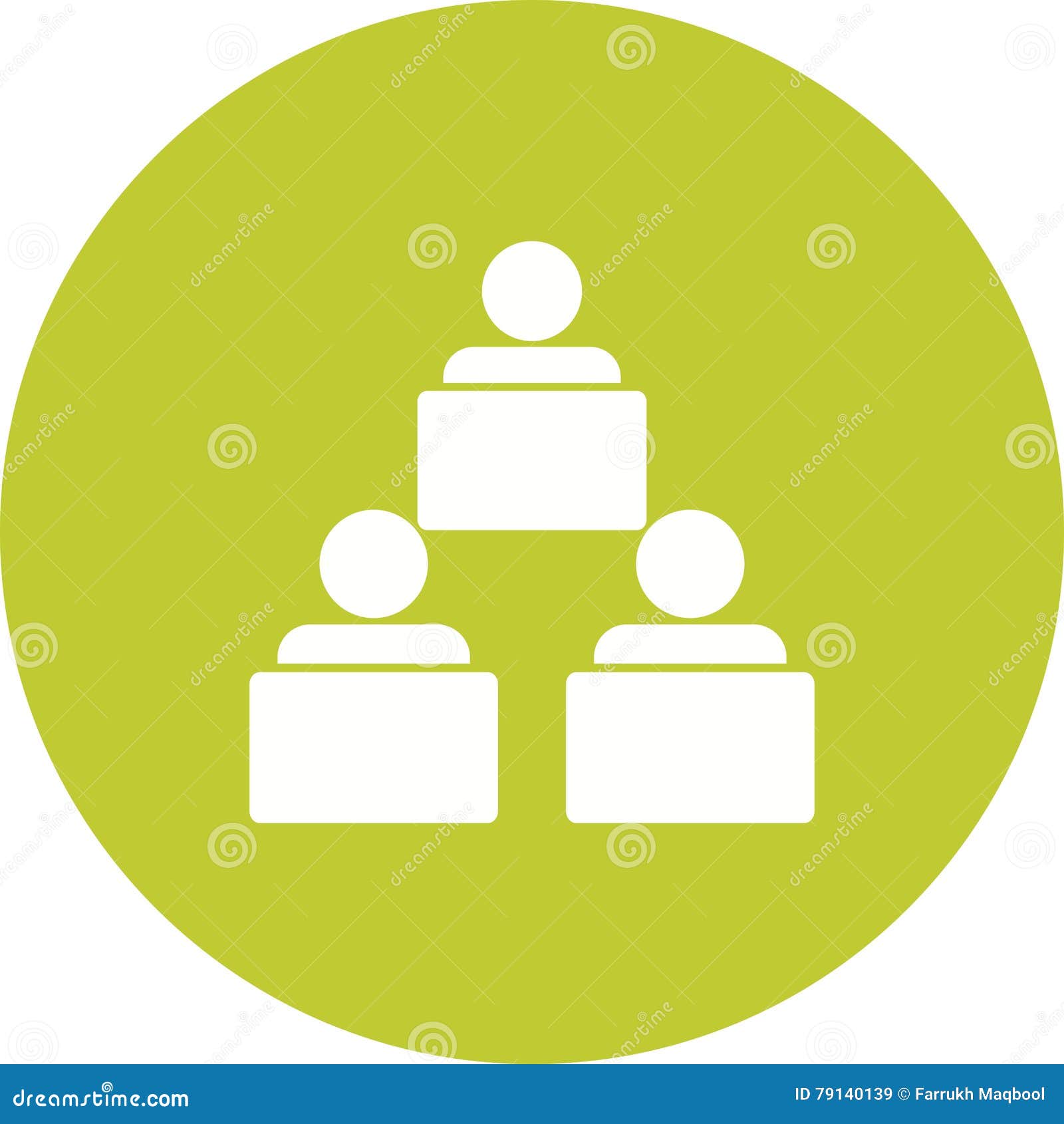 Three Students Studying stock vector. Illustration of computer - 79140139