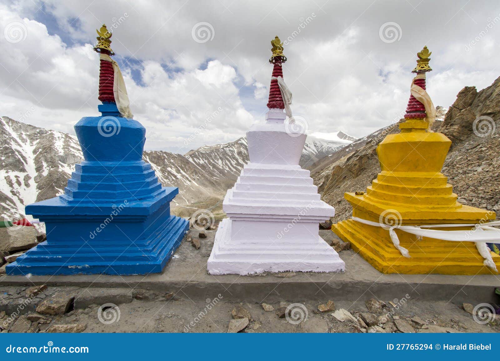 One Of The Three Stupas At Sanchi Heritage Complex Royalty-Free Stock ...