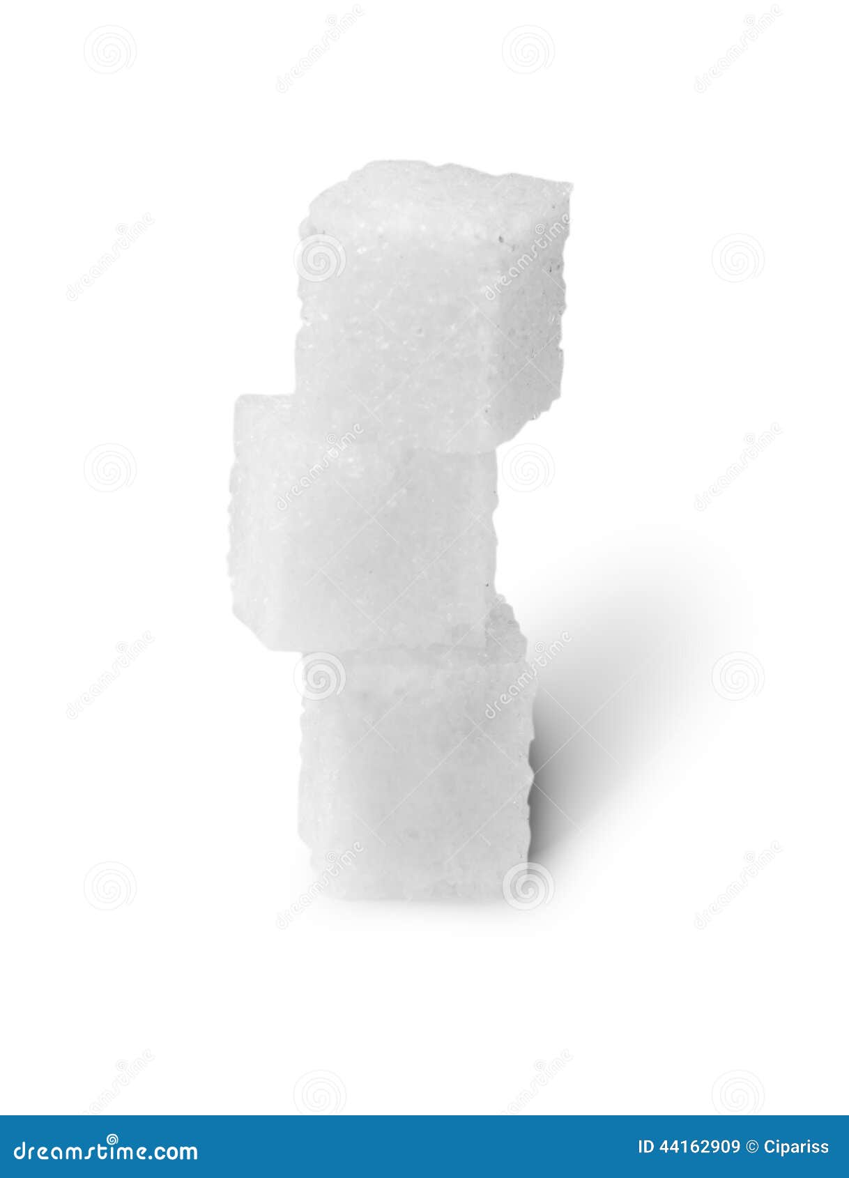 Three Sugar Cubes stock image. Image of additive, diet - 44162909