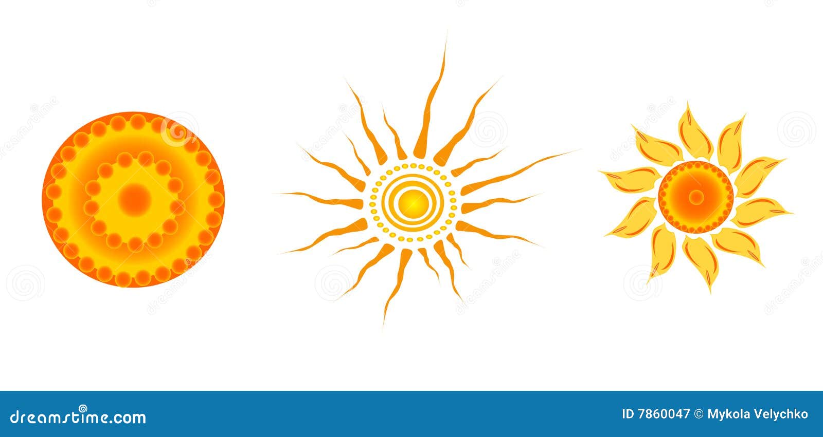Three suns stock vector. Illustration of energy, abstract - 7860047