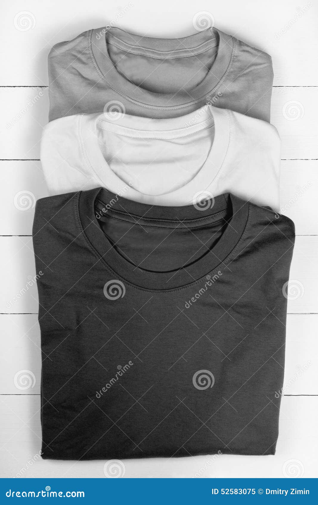 Three t-shirts stock image. Image of apparel, texture - 52583075