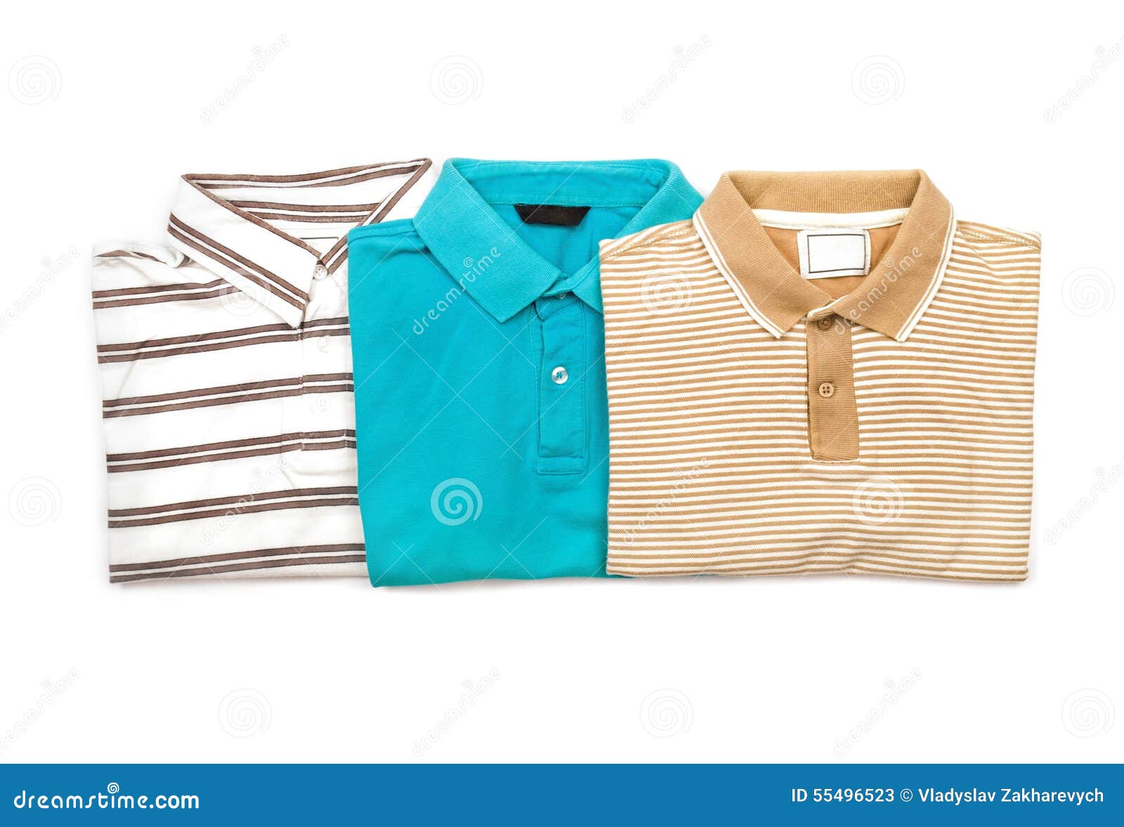 Three T-shirts stock image. Image of folded, clothes - 55496523