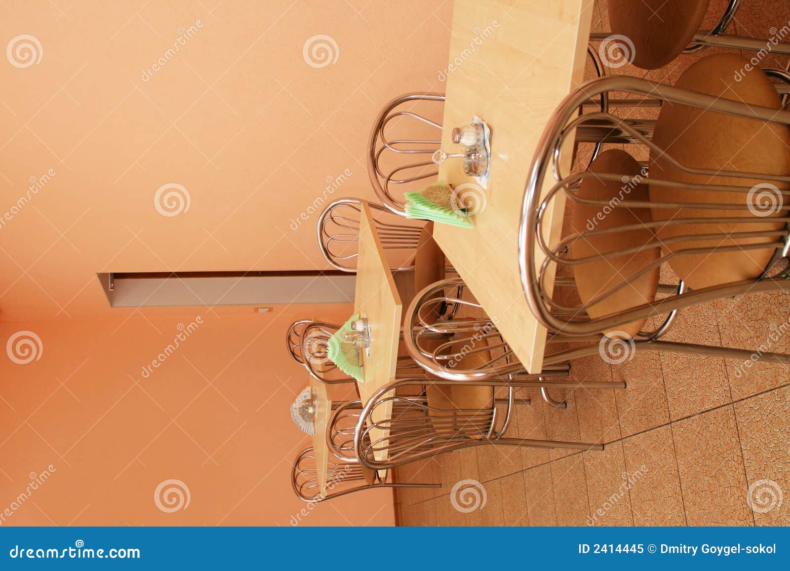 Three Tables in Dining Room Stock Image - Image of inside, floor: 2414445