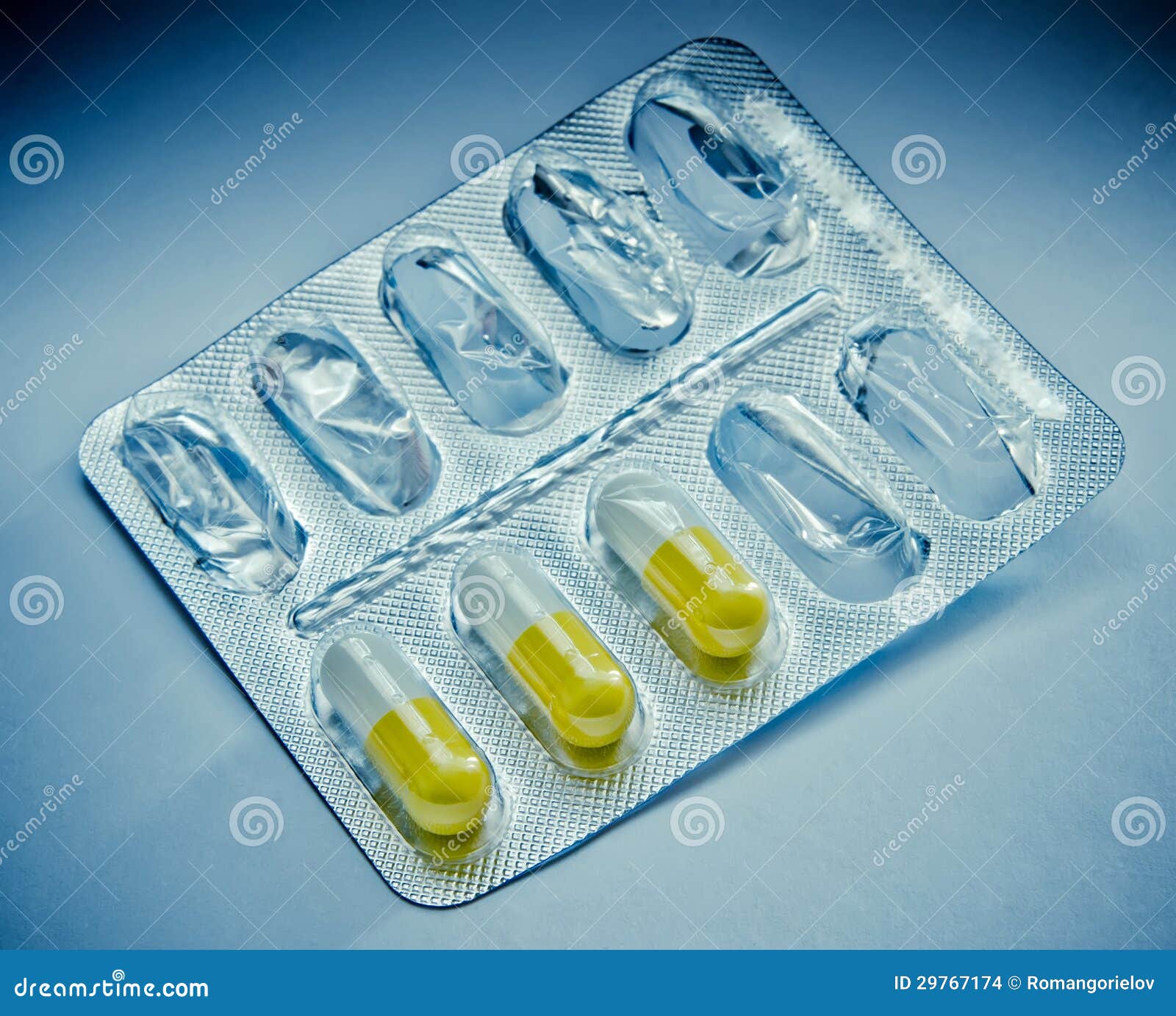 Tablets in a package stock photo. Image of package, medical - 29767174