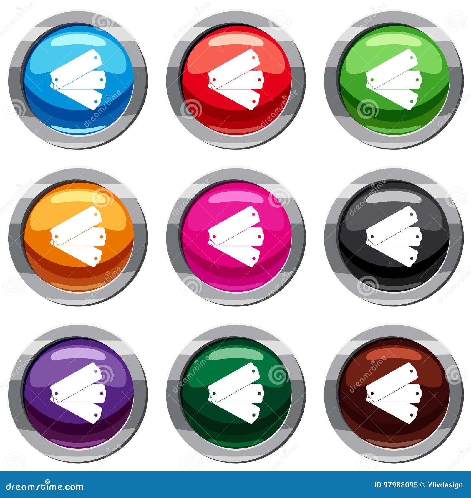 Three Tags Set 9 Collection Stock Vector - Illustration of price ...