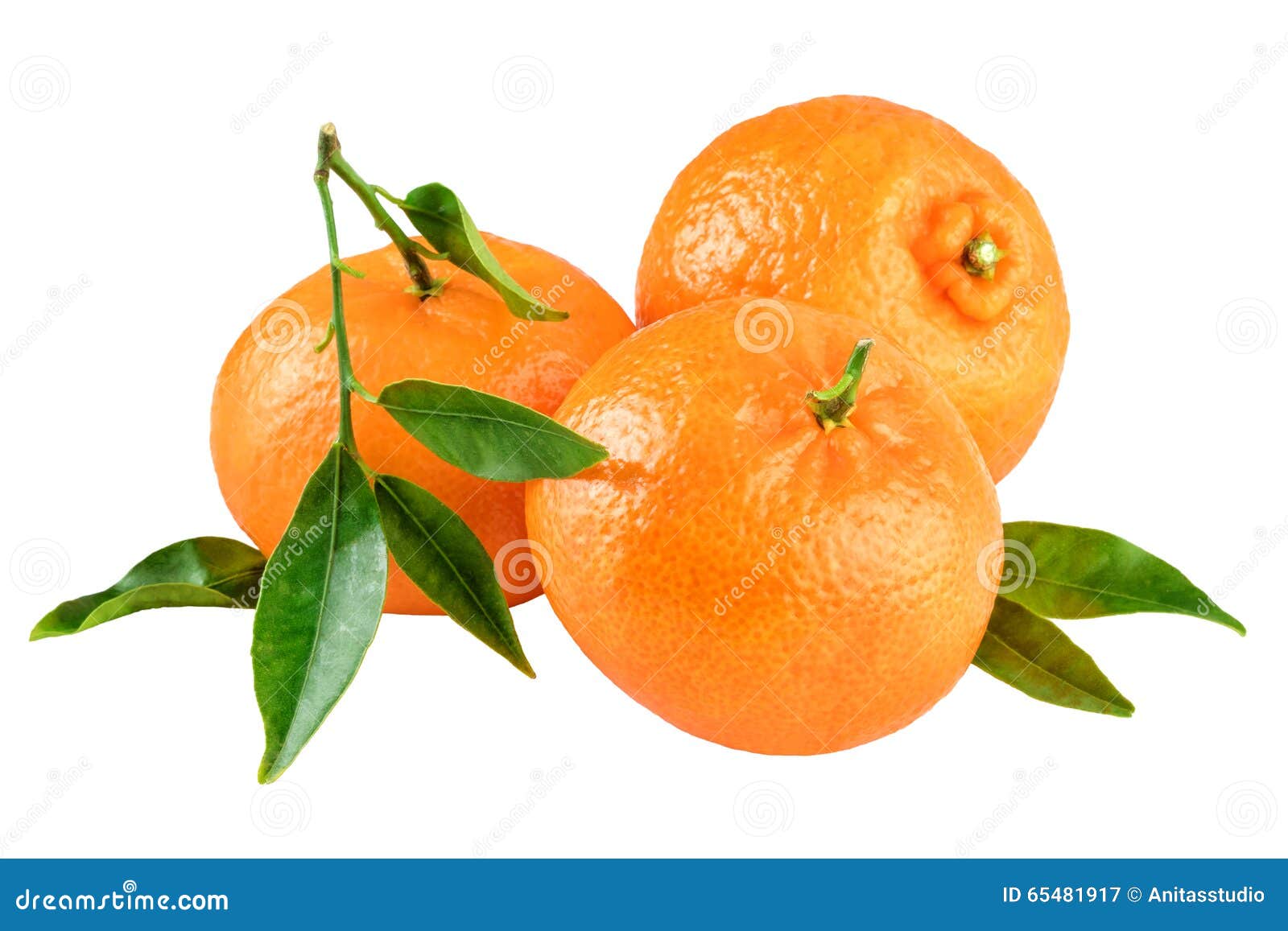 Three Tangerines Green Leaf Stock Image - Image of orange, eating: 65481917