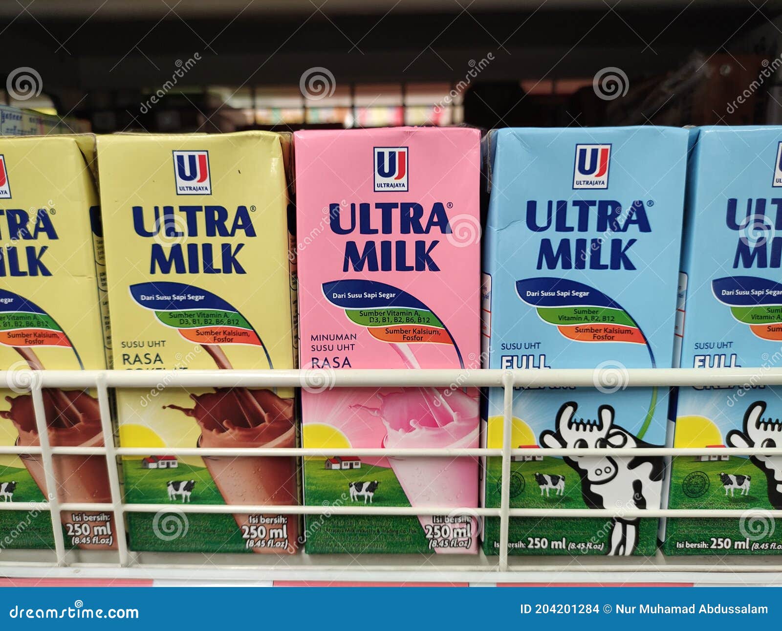 Three Taste of Ultra Milk, Strawberry, Chocolate, and Original ...