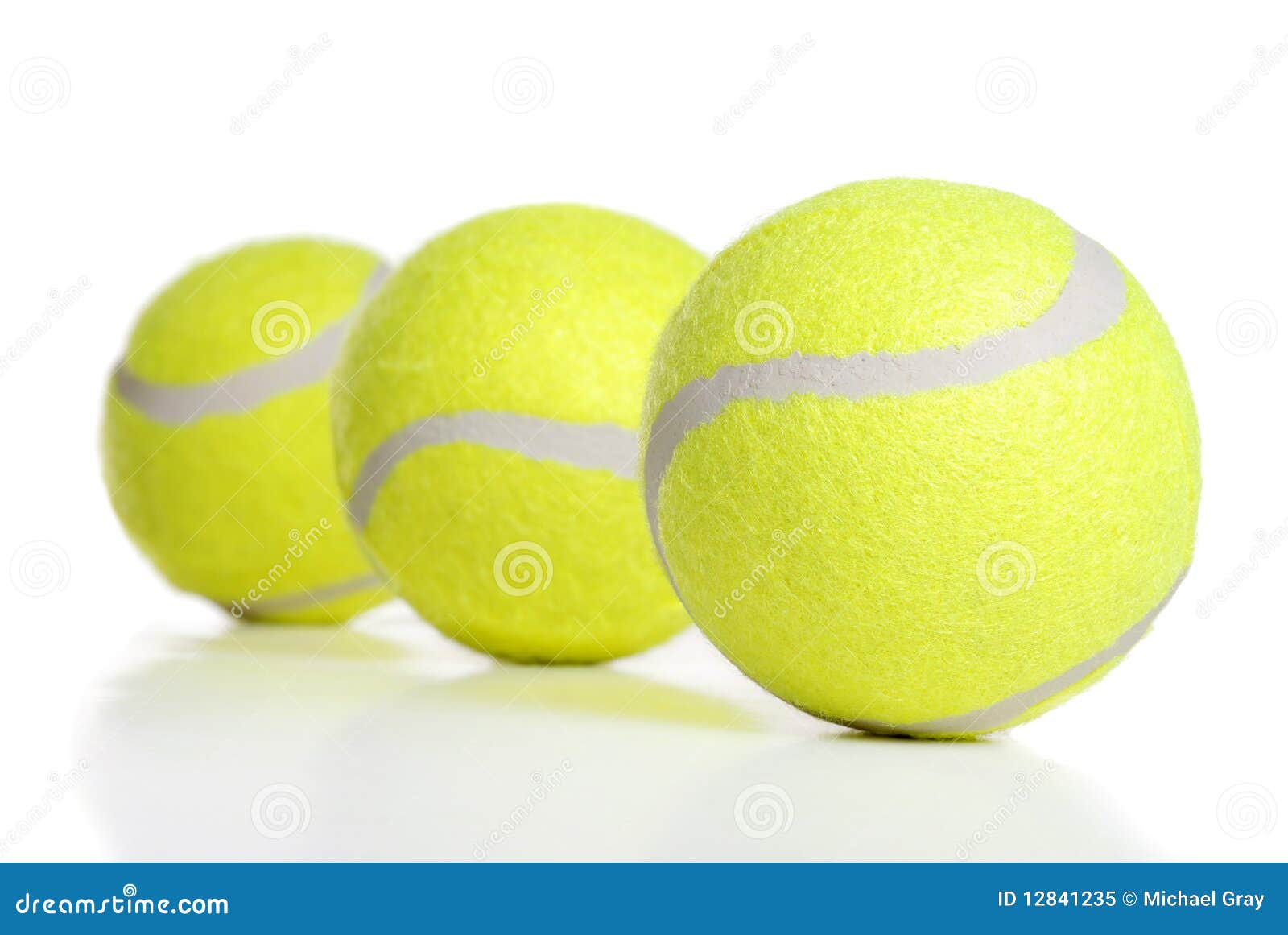 Three Tennis Balls stock image. Image of curve, object - 12841235