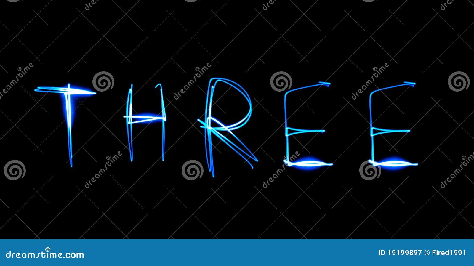 Three - text stock image. Image of words, symbol, light - 19199897