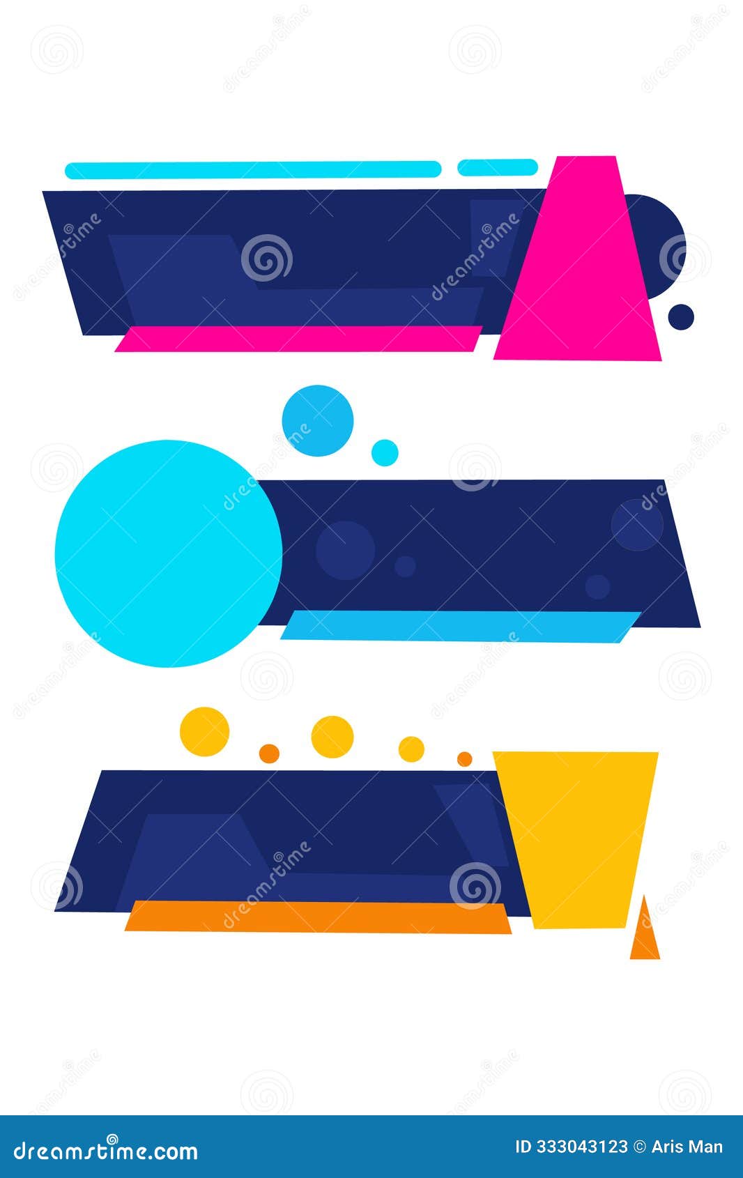Set Of Three Text Box Vector Illustration | CartoonDealer.com #38160196