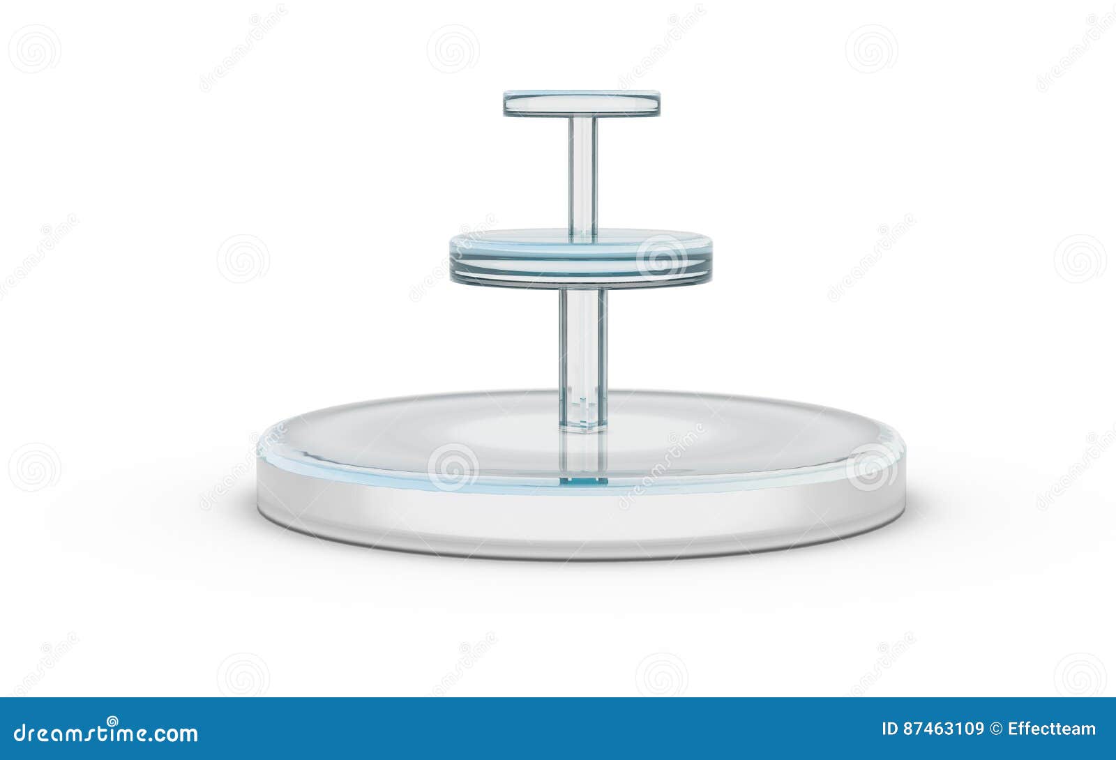 Three Tier Of Round Glass Stand Royalty-Free Stock Photography ...