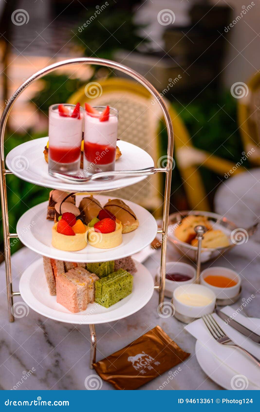 Three Tier Afternoon Tea Set and Pastries Stock Image - Image of tier ... Three Tier Afternoon Tea Set and Pastries Stock Image - Image of tier ...
