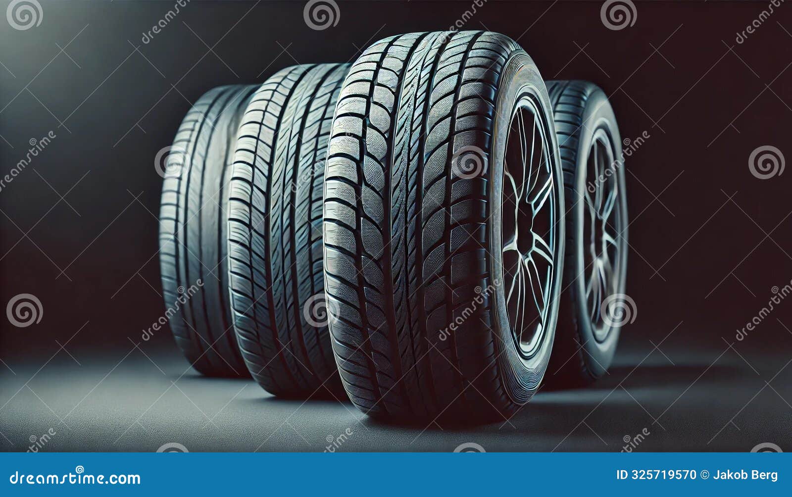Three Tires are Stacked on Top of Each Other Stock Photo - Image of ...