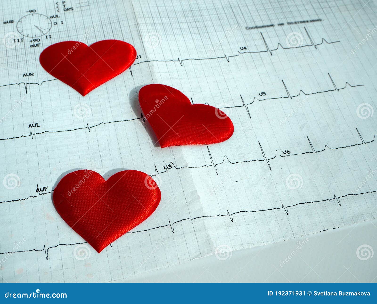 Medical Background with Hearts and Test Results Stock Image - Image of ...