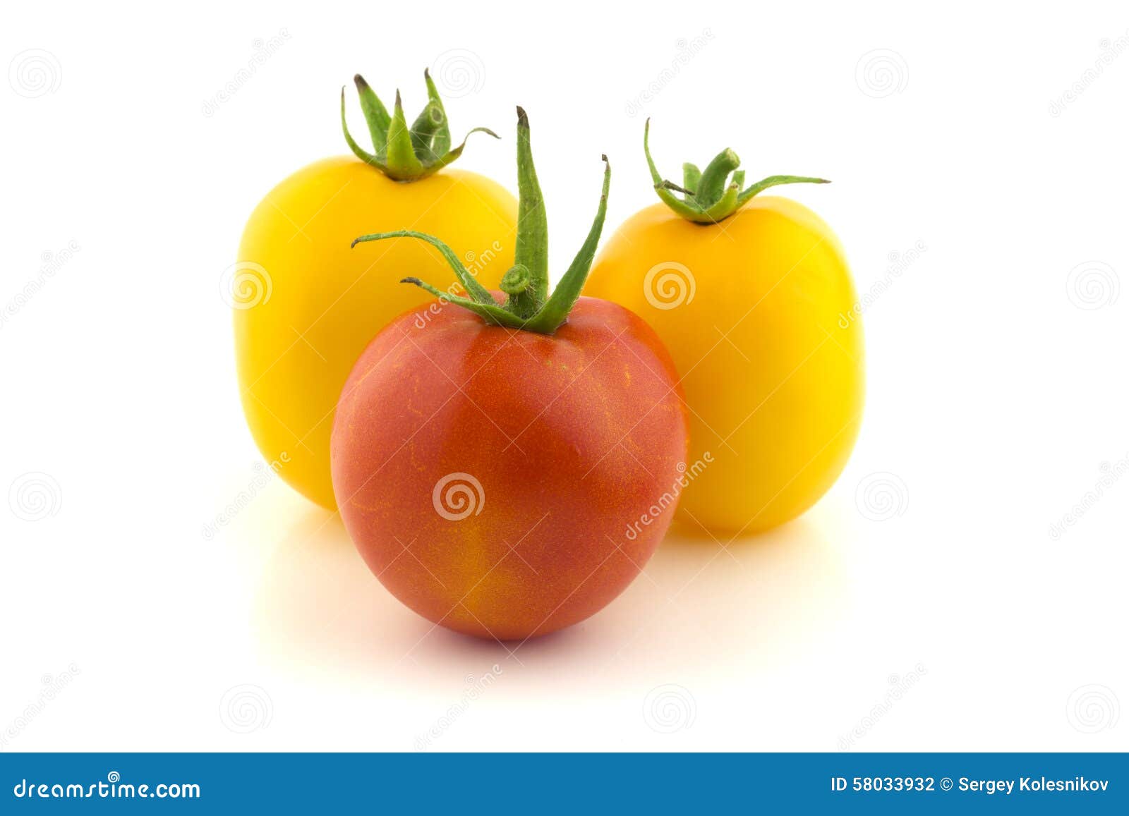 Three tomatoes stock photo. Image of tomato, three, white - 58033932