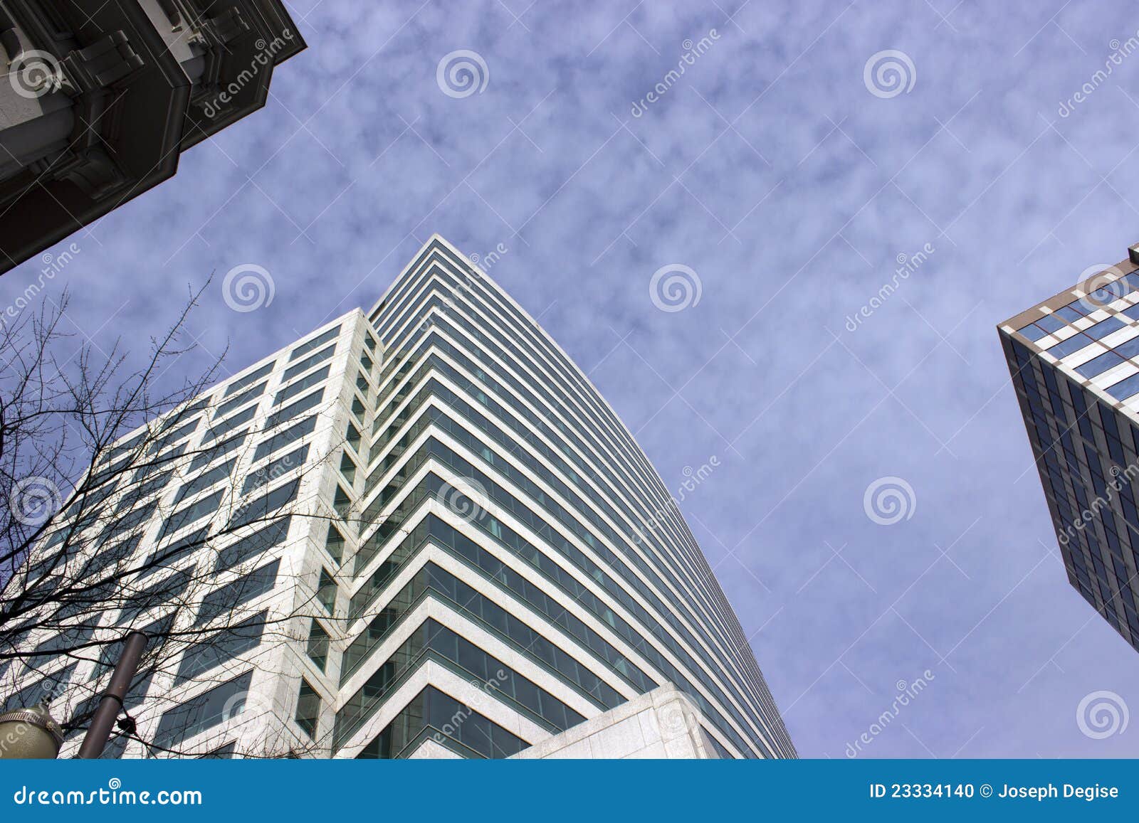 Three towers stock photo. Image of skyscraper, backgrounds - 23334140
