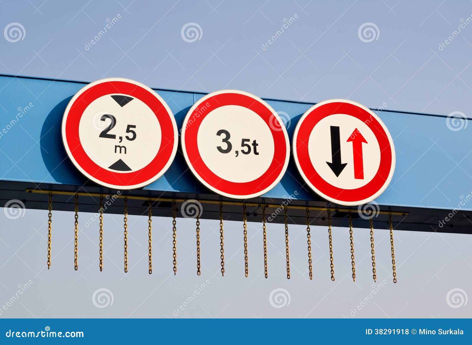 Three traffic signs stock photo. Image of transportation - 38291918