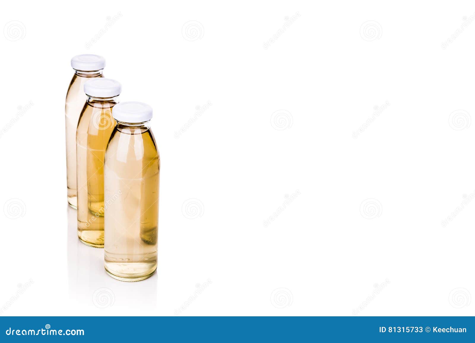 Three Translucent Glasses Of Identical Windows Stock Image ...