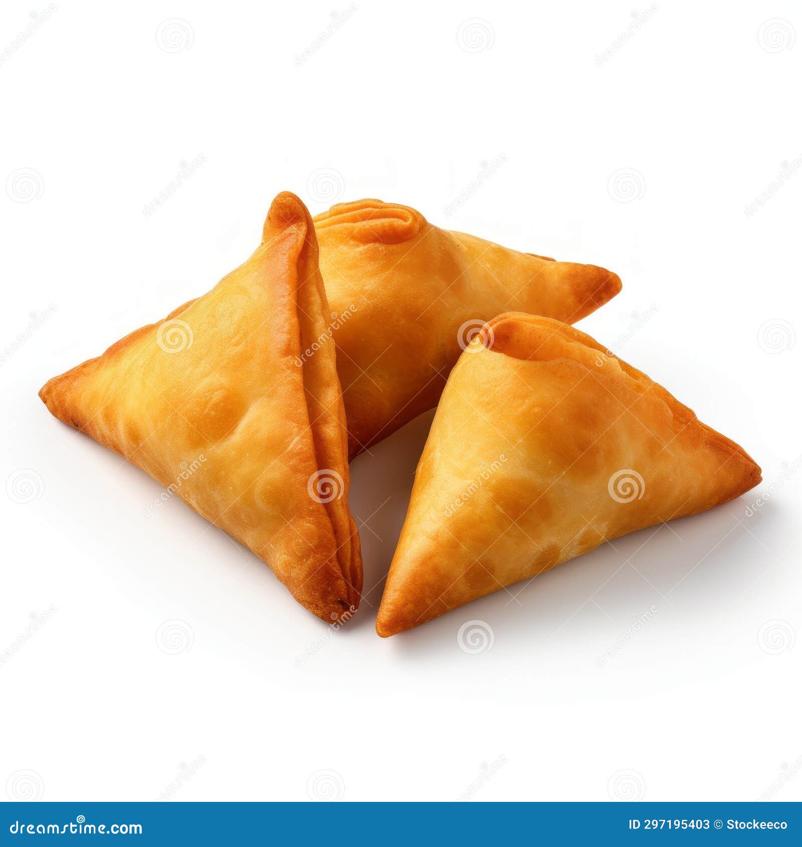 Traditional Vietnamese Samosa: Crispy Triangles with Zbrush Style Stock ...
