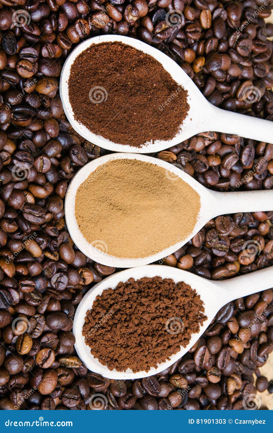 Three types of coffe stock image. Image of cappuccino - 81901303