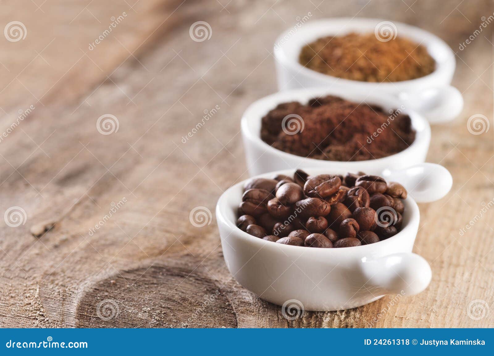Three types of coffee stock photo. Image of refreshing - 24261318
