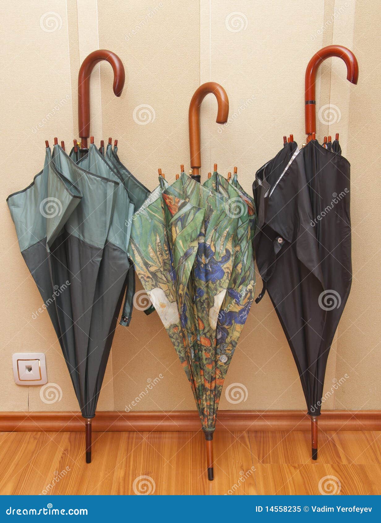 Three umbrellas stock image. Image of colour, protection - 14558235