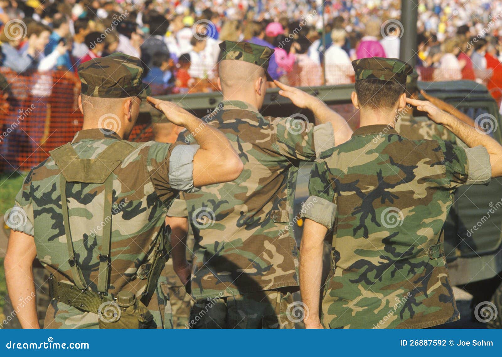 Three US Marines Saluting editorial photography. Image of color - 26887592
