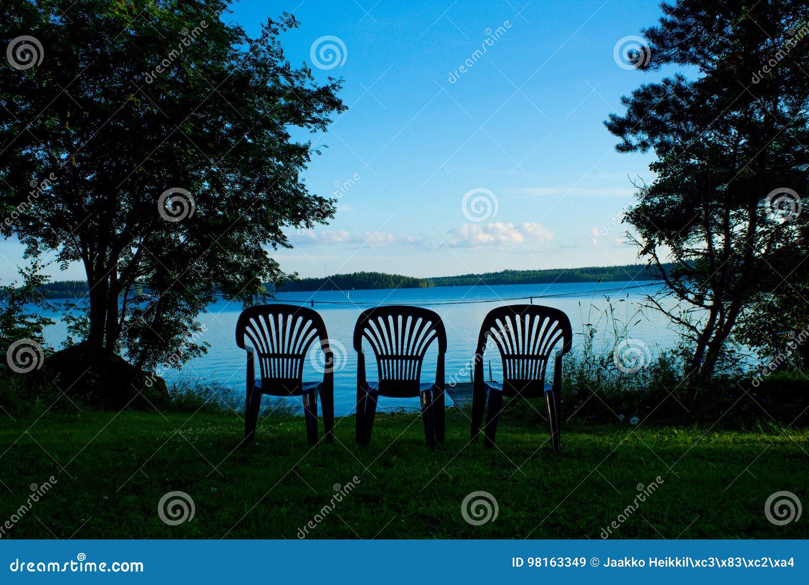 Three vacant places stock image. Image of pier, vacancy - 98163349