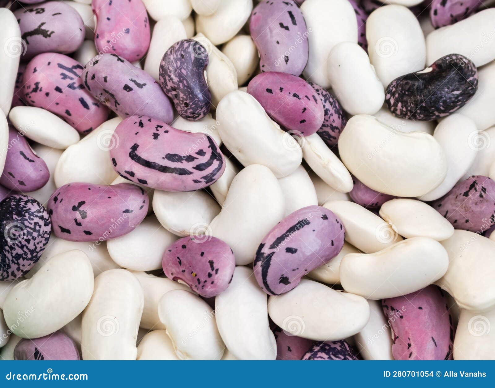 Three varieties of beans stock photo. Image of pile - 280701054