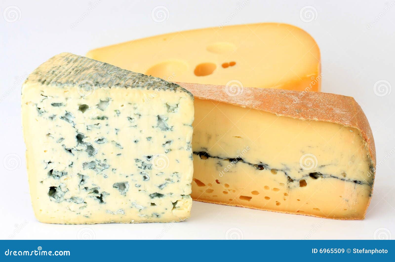 Three Varieties of French Cheese Stock Image - Image of traditional ...