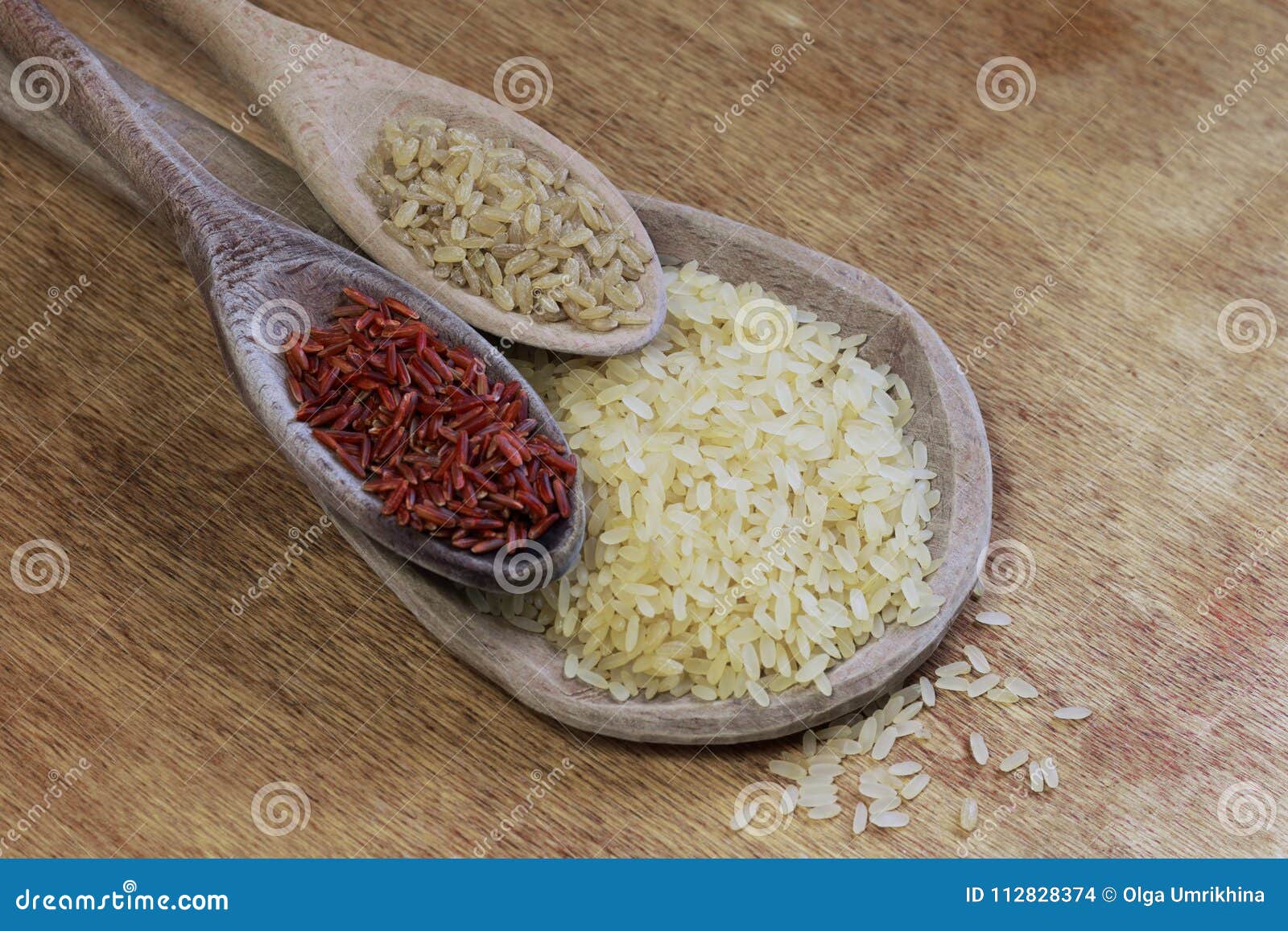 Three rice variety stock photo. Image of white, biologic - 112828374