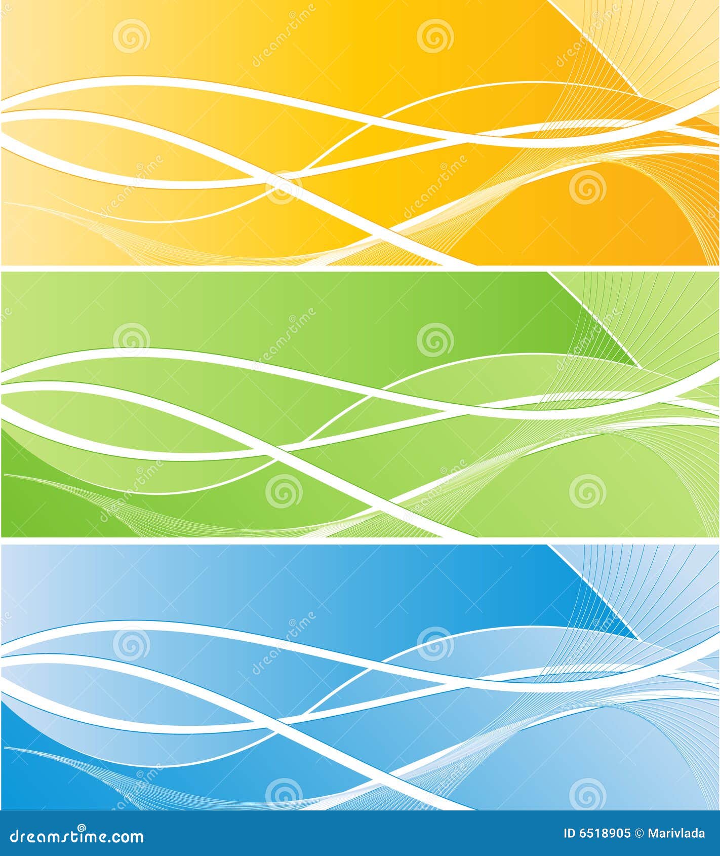 Three Vector Bright Banners Stock Vector - Illustration of sign ...