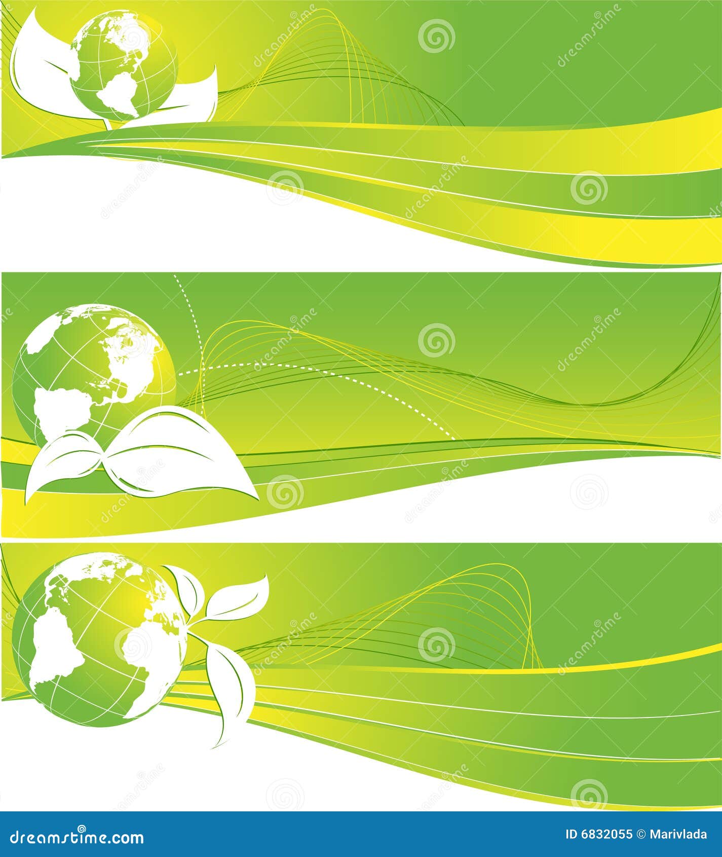 Three vector header stock vector. Illustration of sign - 6832055