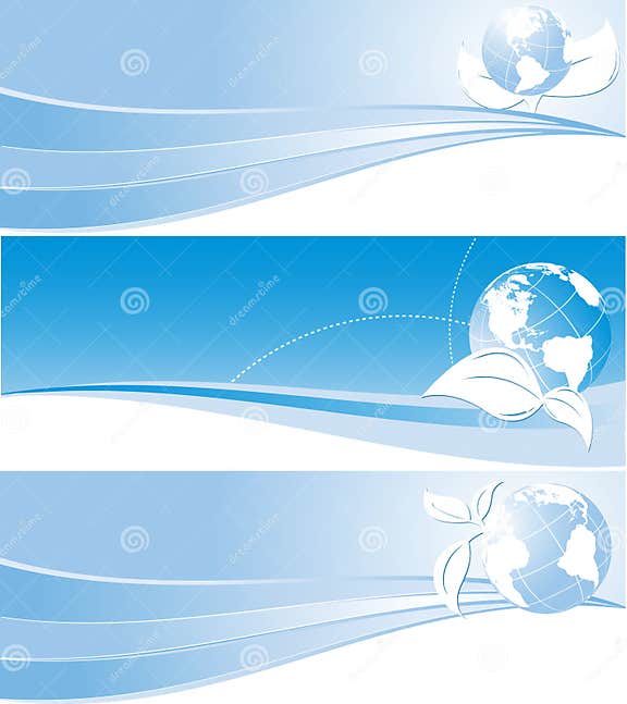 Three vector headers stock vector. Illustration of line - 6788250