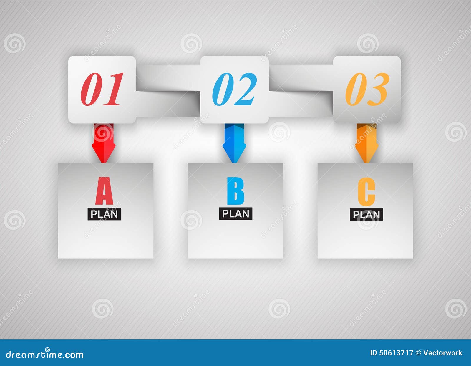 Three Versions of Your Plans Stock Vector - Illustration of abstract ...