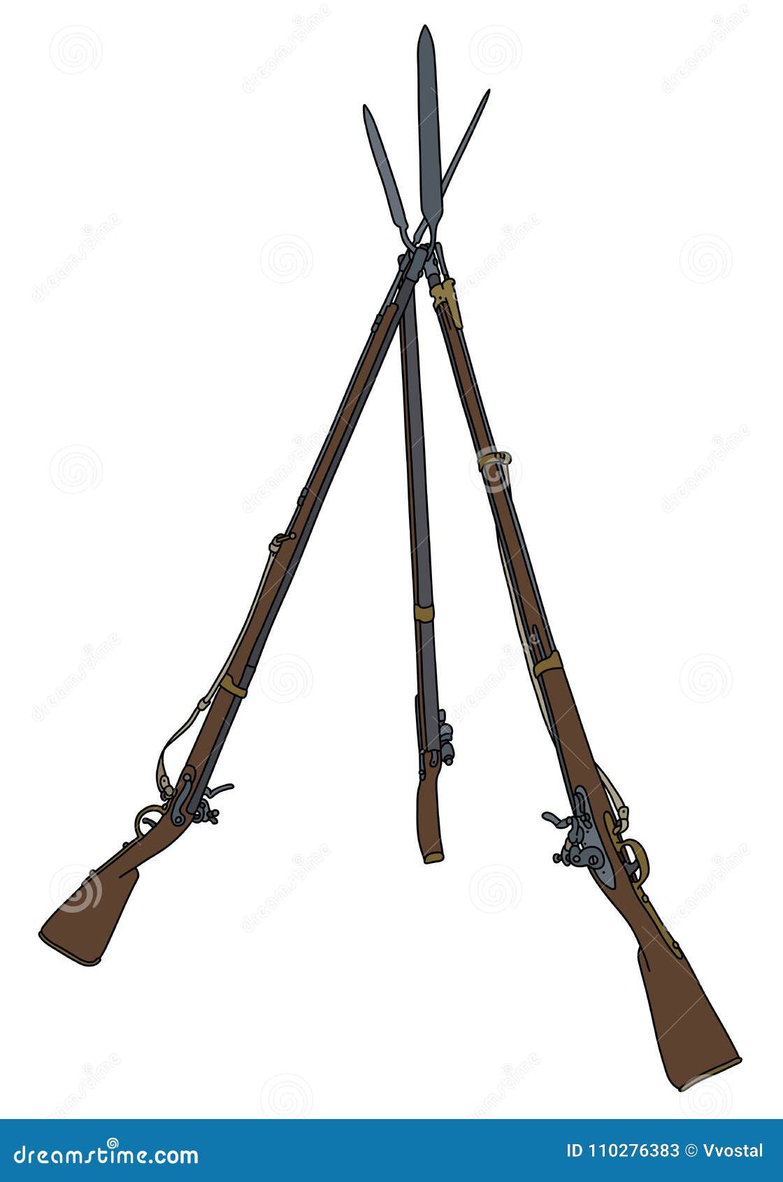 Vintage Rifles Stock Image | CartoonDealer.com #38937295