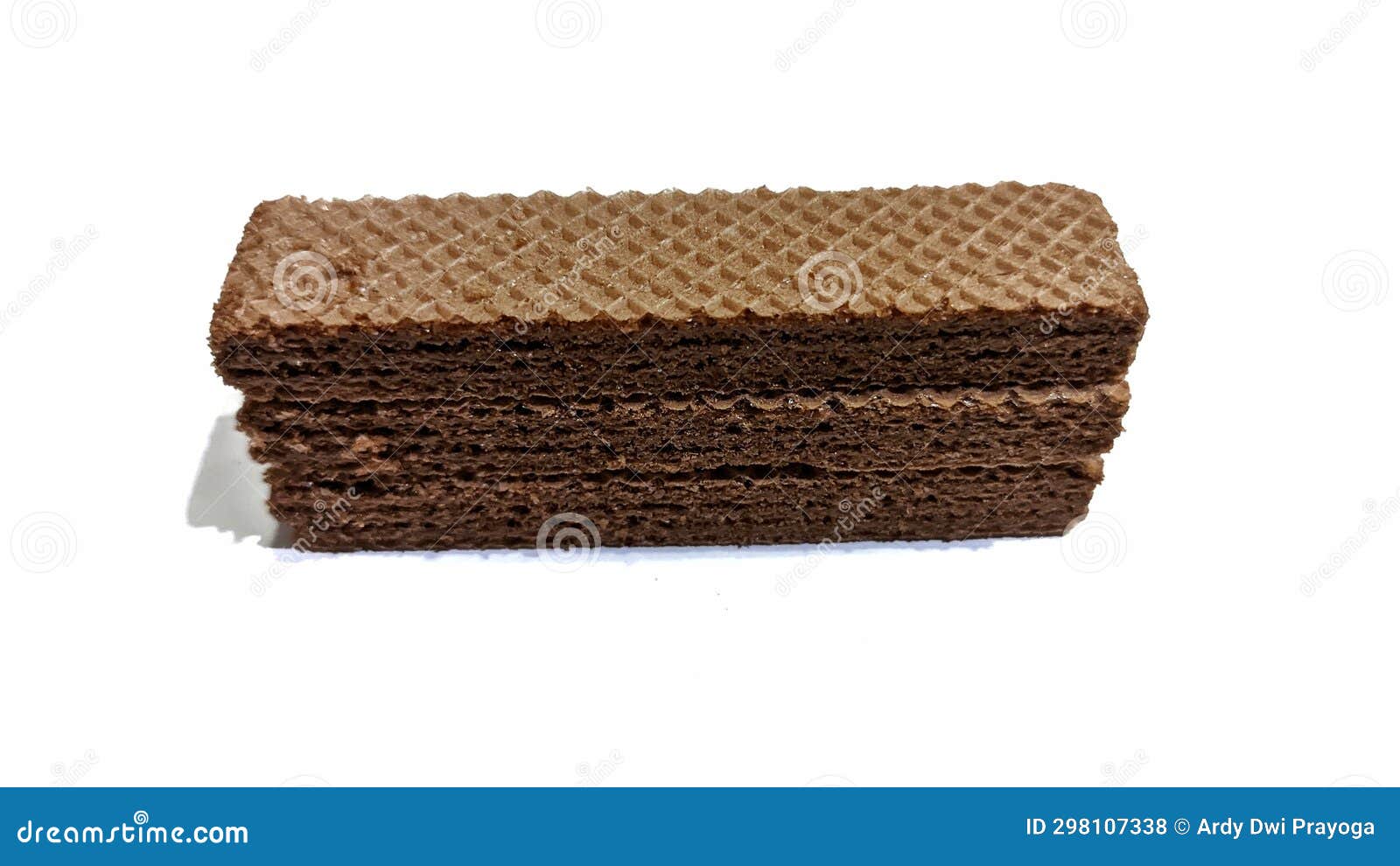 Three Wafer Sheets On A White Background As A Pattern Royalty-Free ...