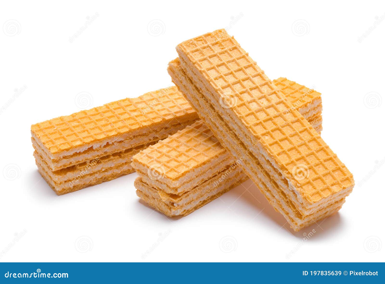 Wafer Cookies Built To An Impossible Penrose Stairs Royalty-Free Stock ...