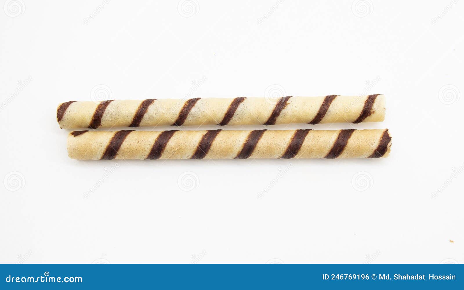 Three Wafer Sheets On A White Background As A Pattern Royalty-Free ...