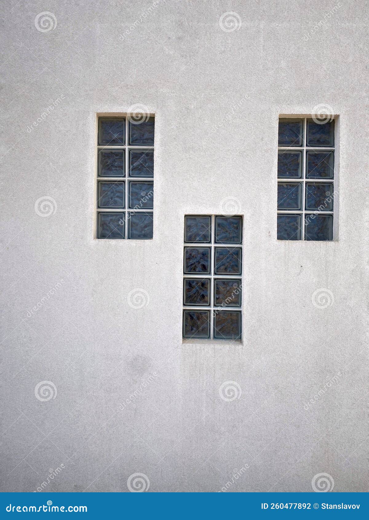 Three Wall Windows Compositions Stock Photo - Image of building ...