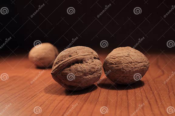 Three walnuts stock image. Image of vitamins, snacks - 21621169