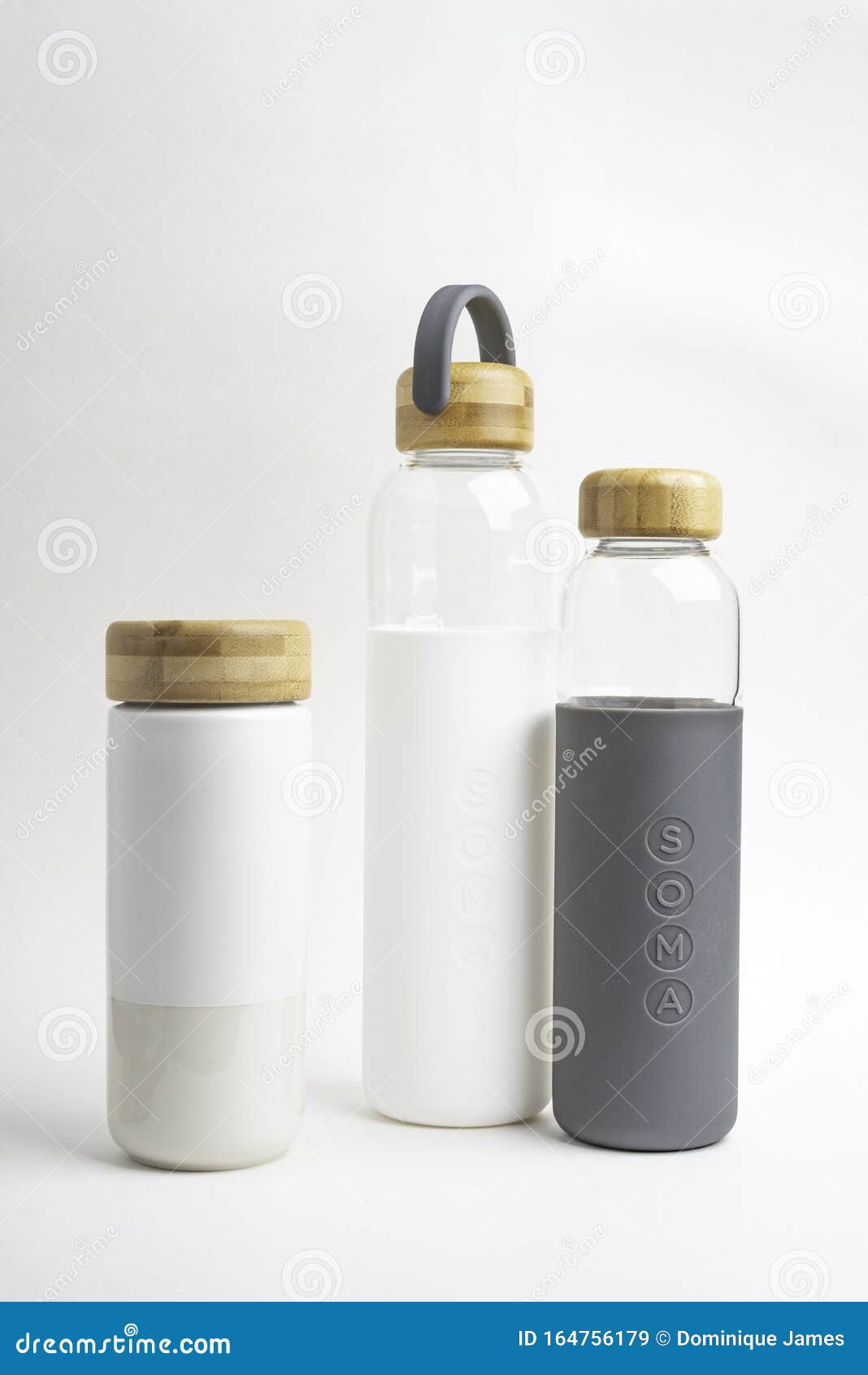Three Water and Beverage Bottles Editorial Stock Image - Image of ...