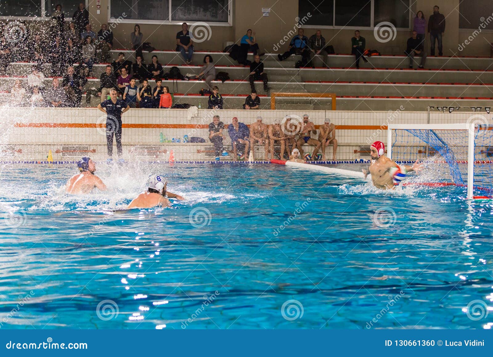 Waterpolo Player - Attack Action Editorial Image - Image of italy ...