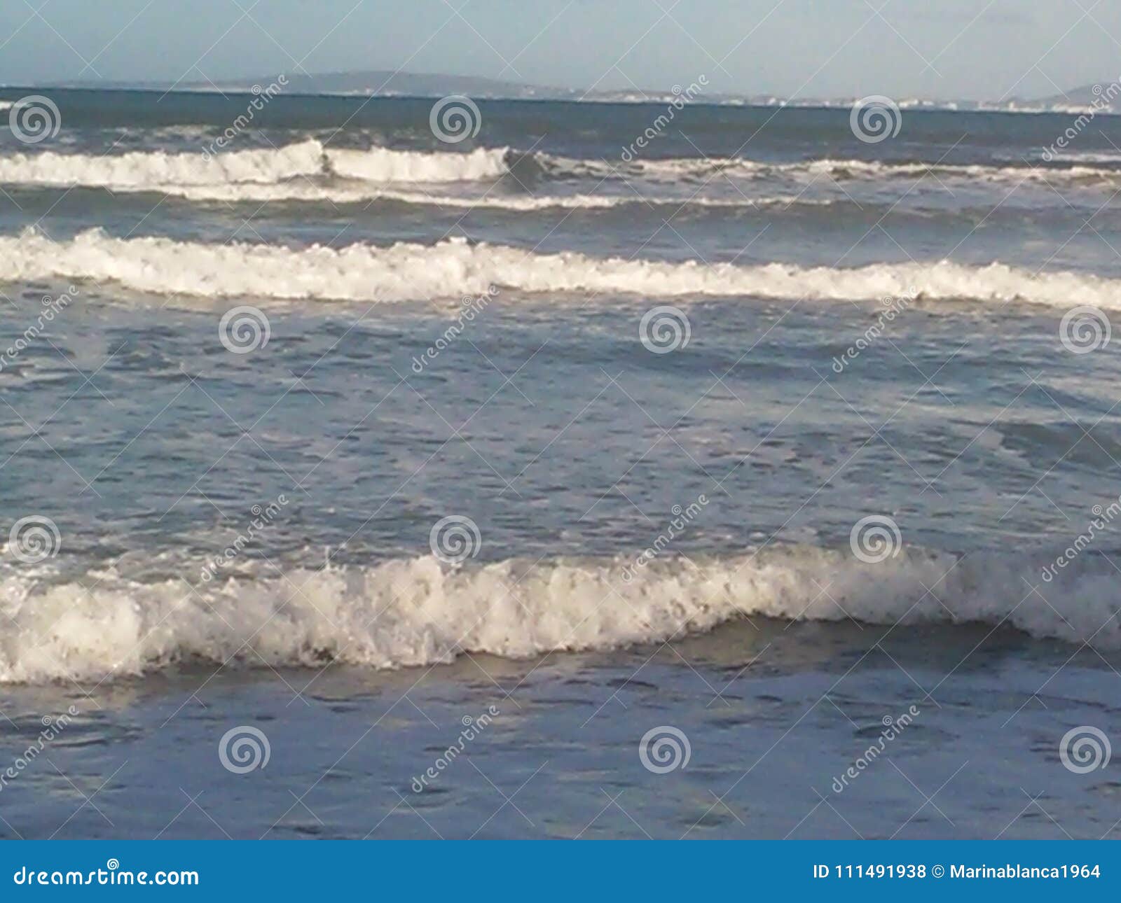 Three waves stock photo. Image of blue, waves, three - 111491938