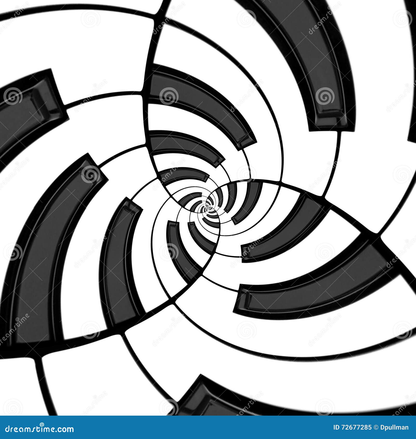 Three Way Keyboard Spiral stock illustration. Illustration of bend ...